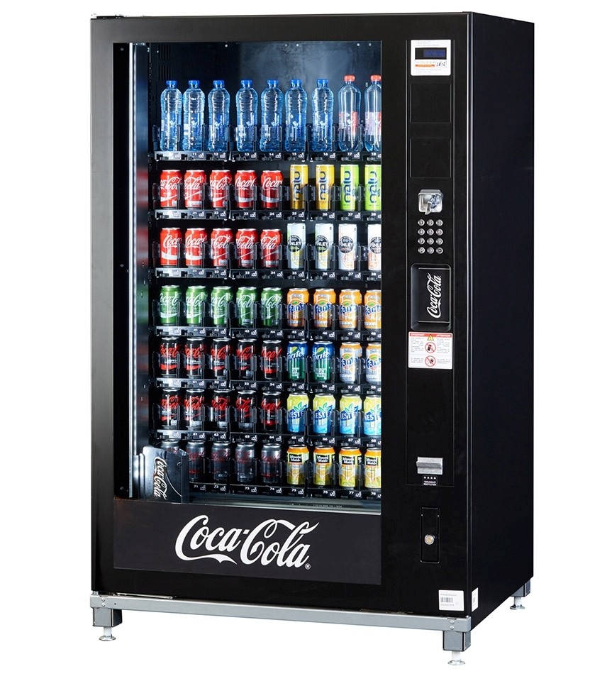 Frisdrankautomaat Coca-Cola XL Glass Front Vendor - CF Beaumont Koffie ...