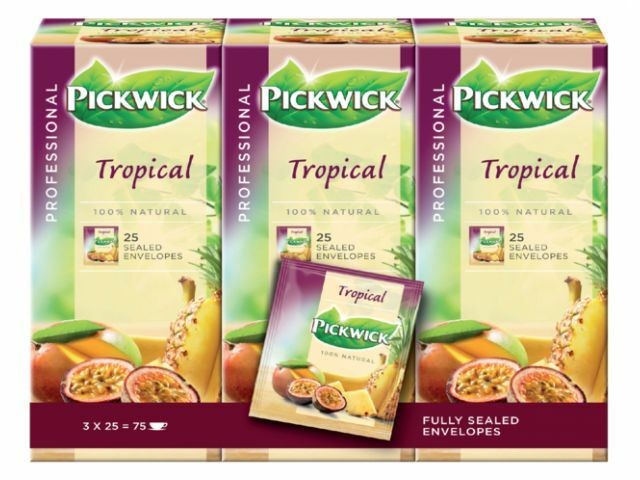 Pickwick thee Tropische Vruchten - CF Beaumont Koffie Limburg
